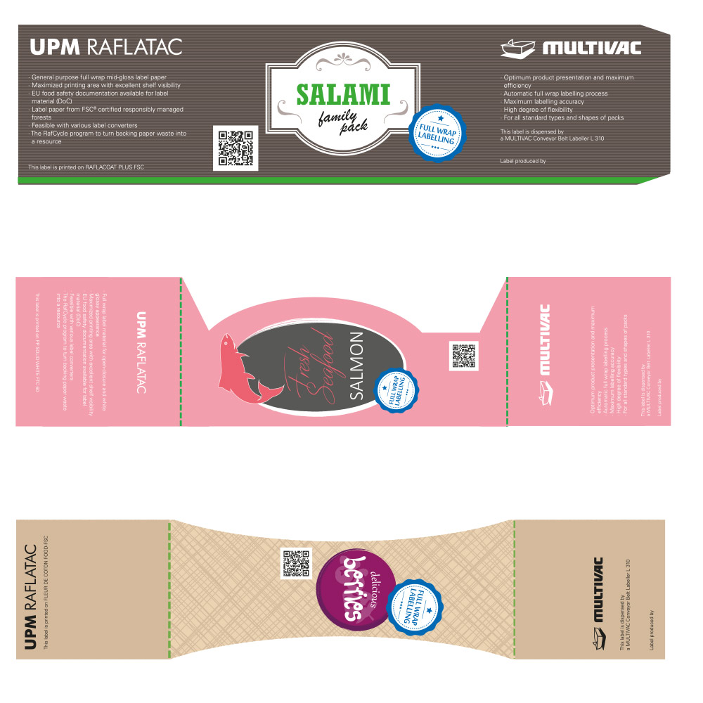 Full wrap labelling for maximum pack attractiveness at the POS ...