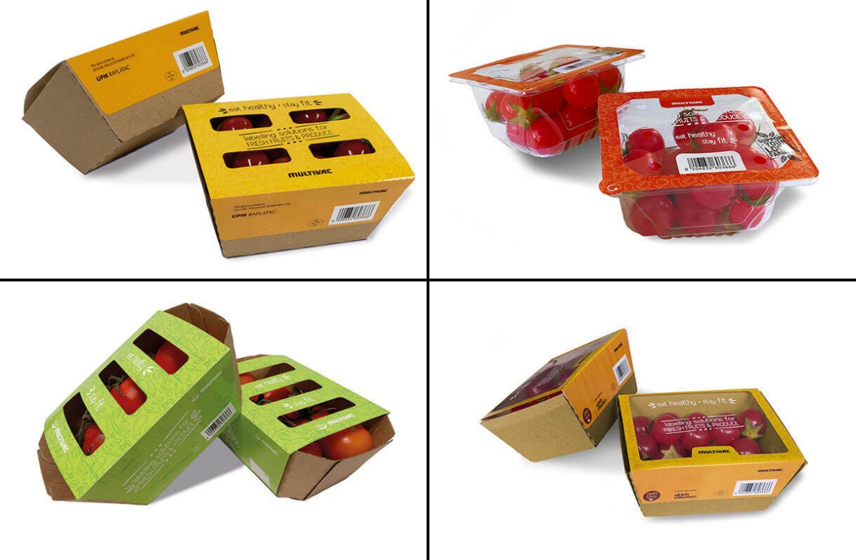 Sustainable closure sealing and labelling of fruit and vegetable trays | MULTIVAC